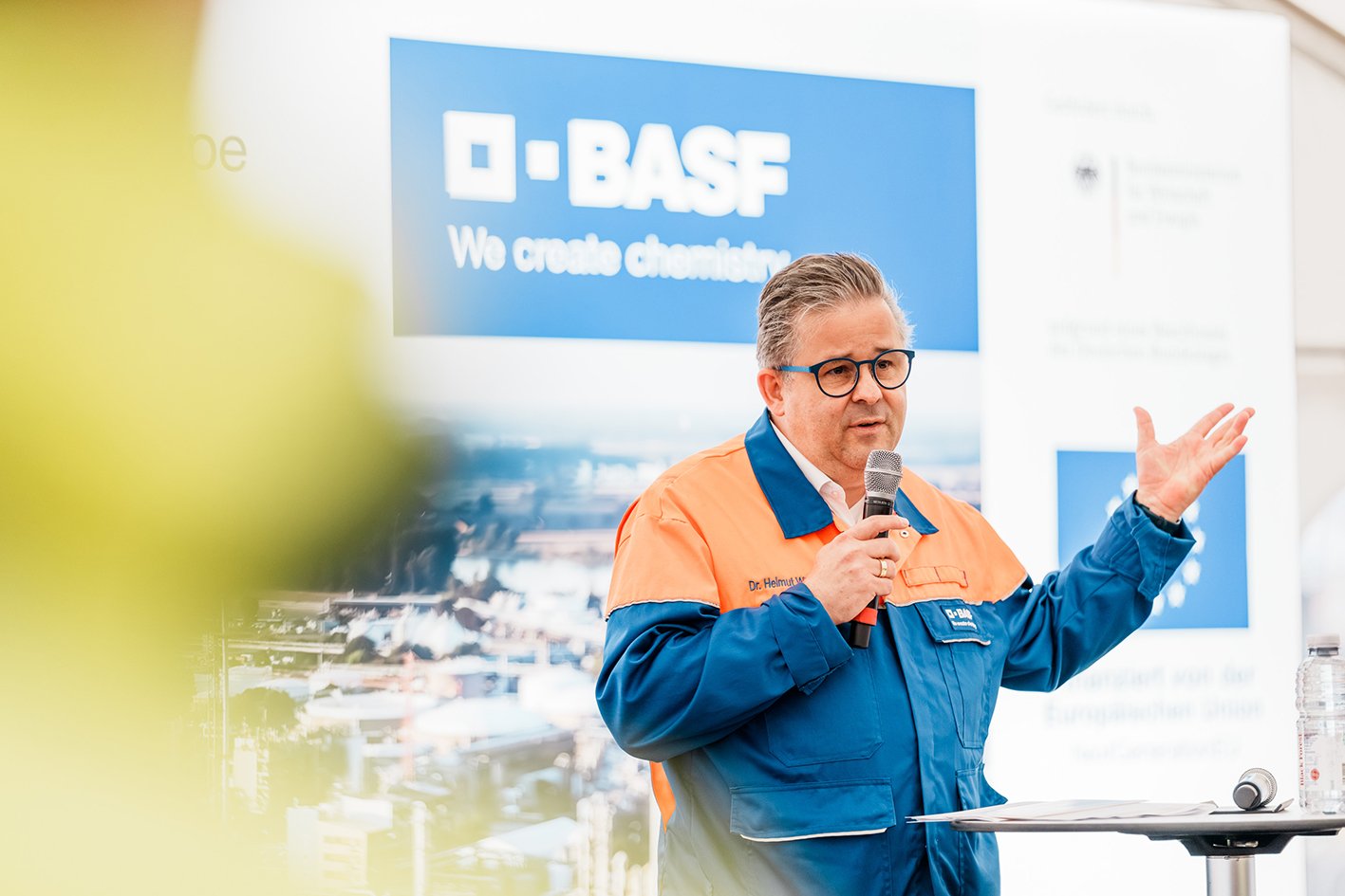 Spatenstich bei BASF in Ludwigshafen